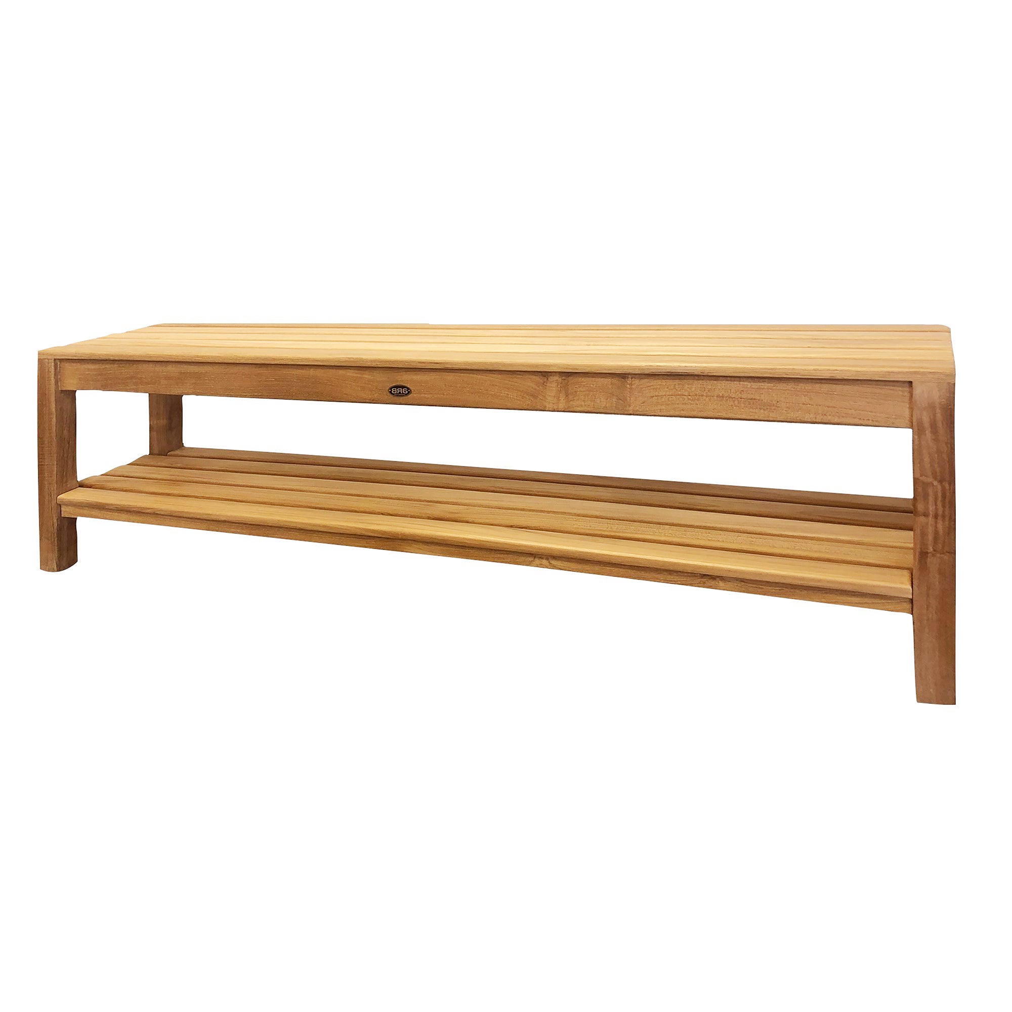 Teak Shower Bench Coach 59" (150 cm) with shelf – ARB Teak ...